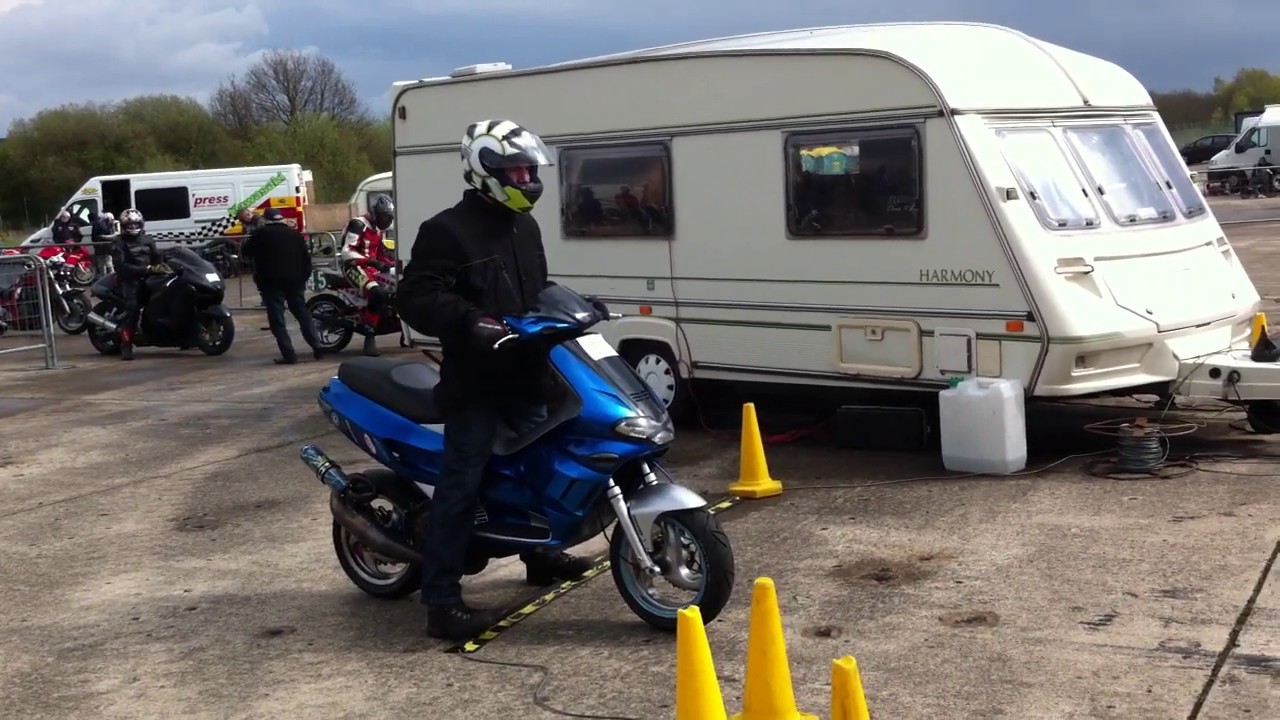 Gilera Runner 172cc 2 Stroke Drag Racing At North Weald Essex Winner Of ...