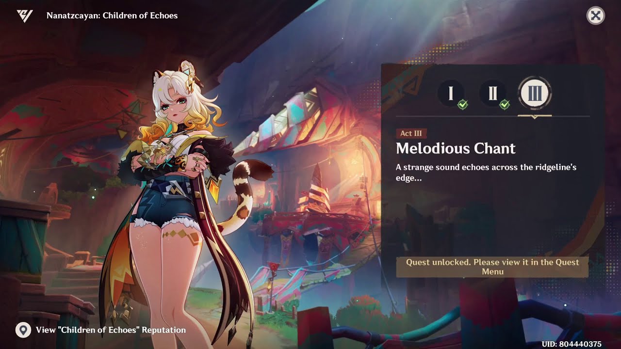 Xilonen's Story Quest - Melodious Chant Xilonen (FULL) - YouTube