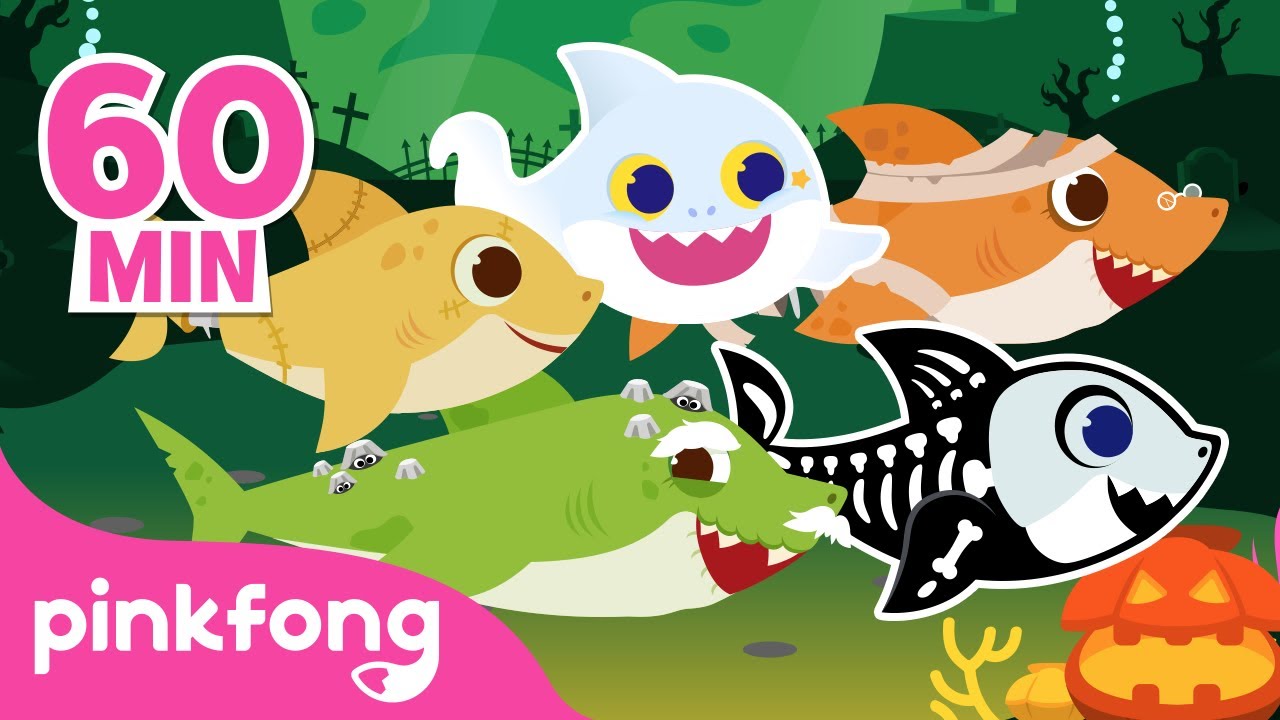 [🎃 BEST] Halloween Zombie Shark dan lain-lain | Kumpulan Lagu Halloween ...