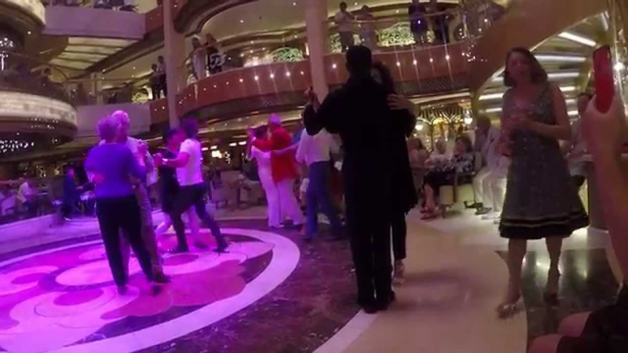 Dancing at Sea - Royal Princess - YouTube