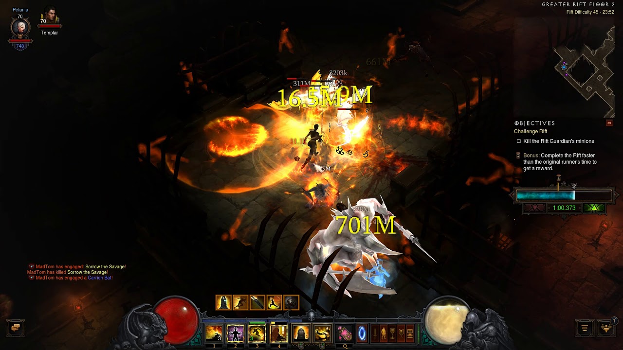 Diablo III: Challenge rift 82 - Americas - YouTube