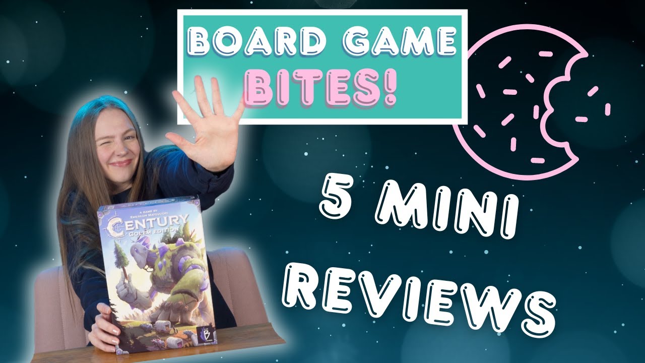 Board Game Bites #3 | Miniature Reviews of Board Games - YouTube
