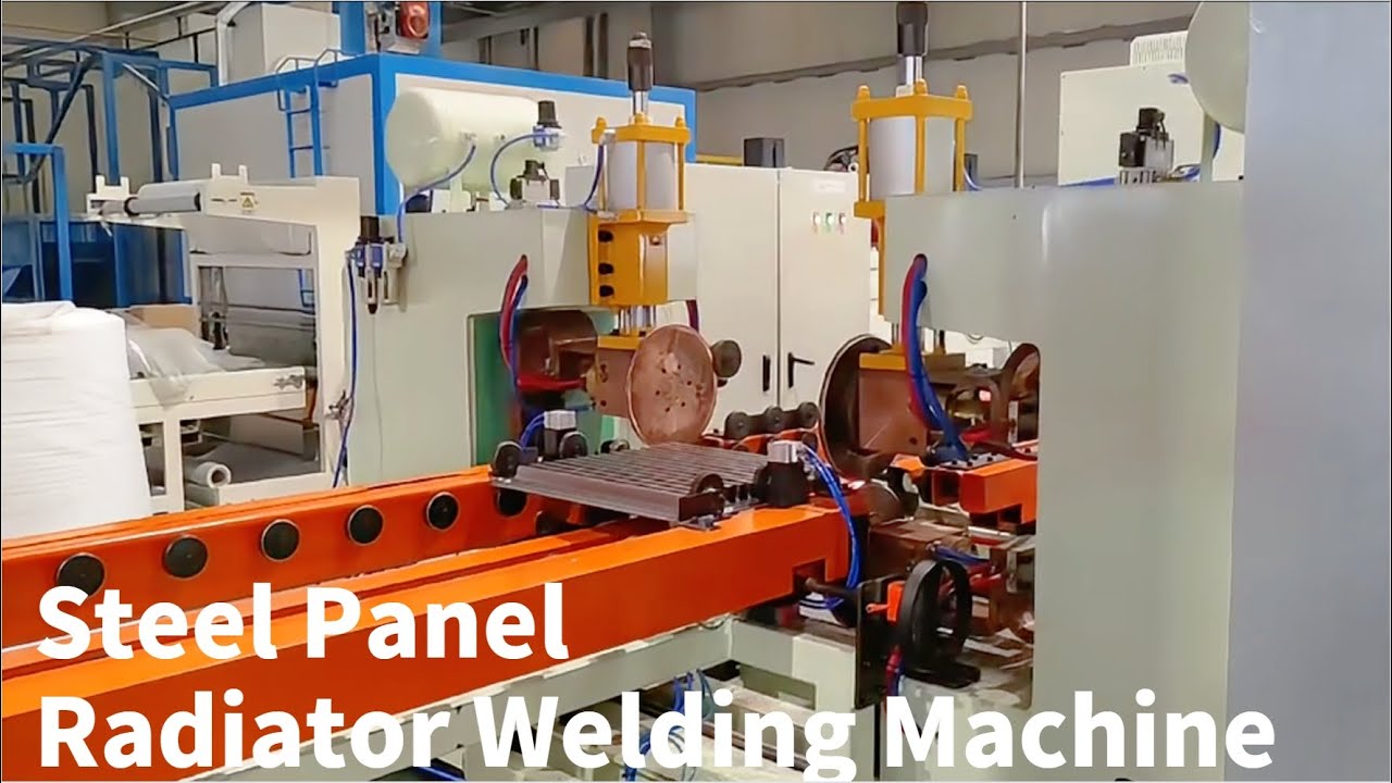 Full automatic Steel Panel radiator welding machines production line ...