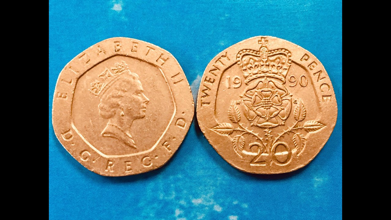 UK 20P 1990 - Twenty Pence - Look for Valuable 1990P error coins from ...