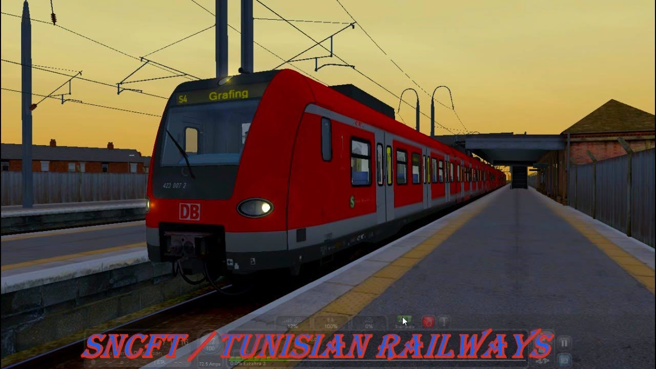 Gameplay: Train Simulator - Driving BR 423 (EMU) From Tunis To Hammem ...