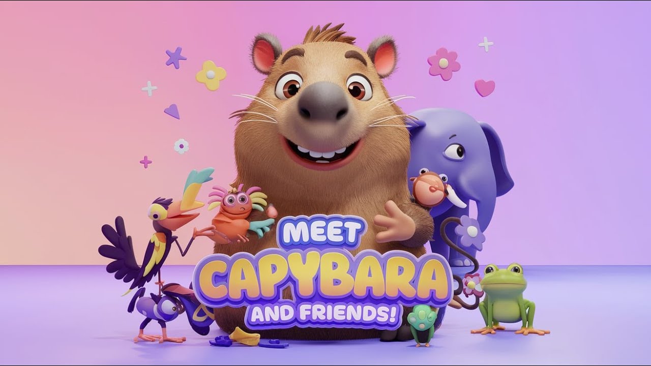 Sing Along with Capybara: A Friendship Song for Kids! 3D Animation ...