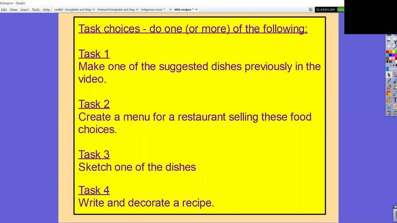 Week 10 Year 4 Day 4 USA recipes - YouTube