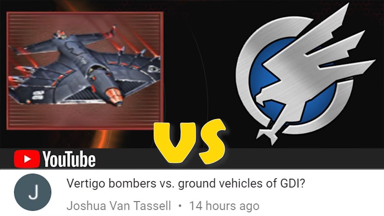 Nod Vertigo Bomber vs GDI Ground Vehicles - YouTube