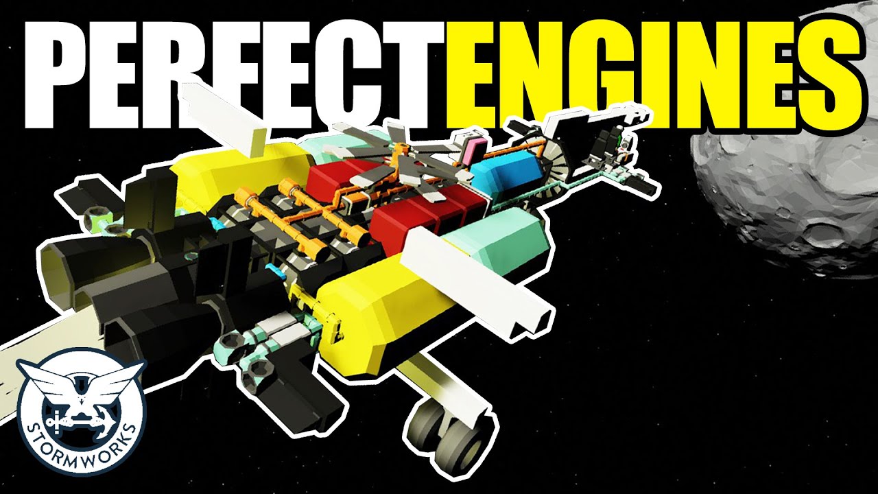 Making it to the MOON & More New Engines! - Space DLC!!! Stormworks ...