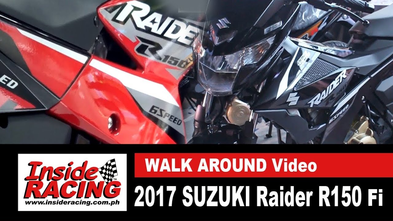 Inside RACING: 2017 Suzuki Raider R150 Fi - YouTube