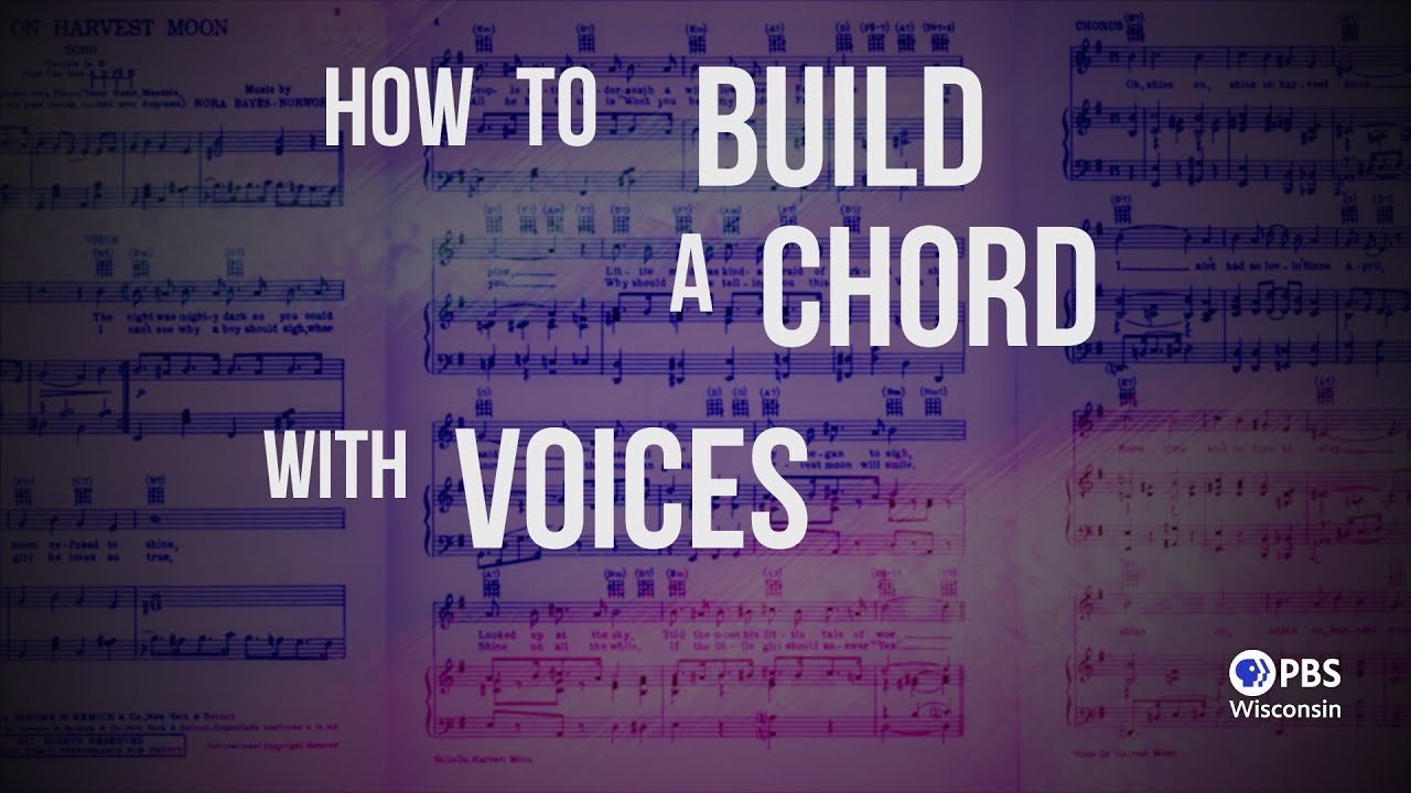 How To Build A Chord With Voices - YouTube