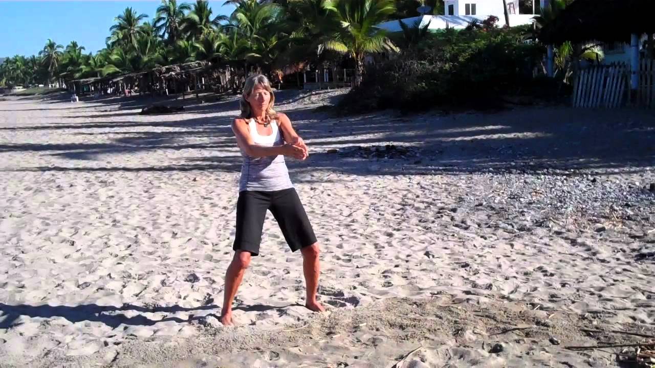 Brenda Dempsey Qi Gong Old Man's beard - YouTube