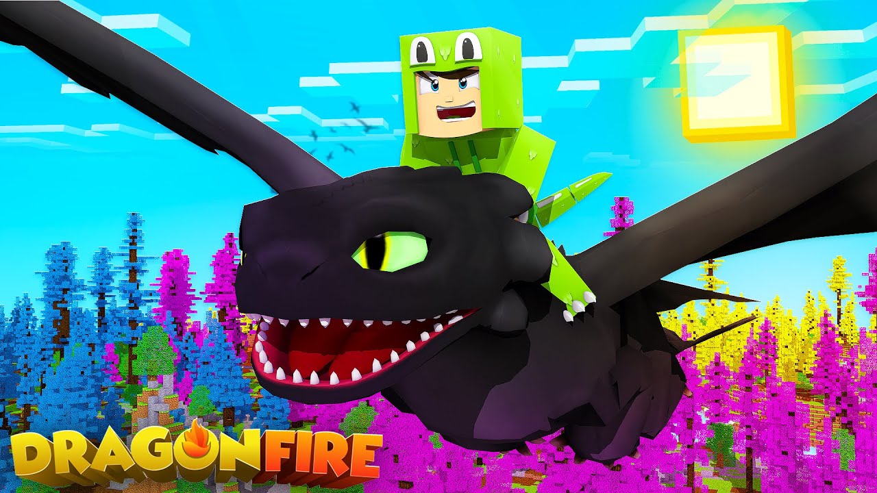 DragonFire - OUR FIRST TIME FLYING OUR DRAGON! - YouTube