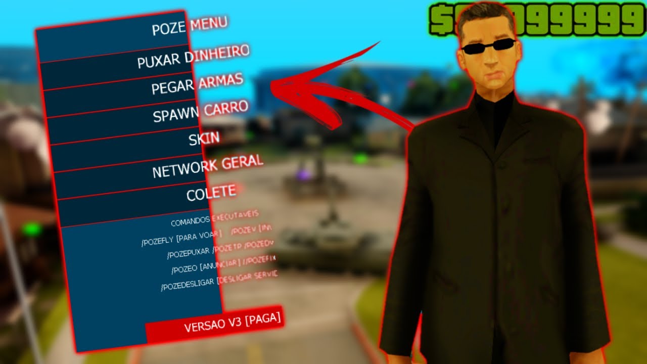 NOVO MOD MENU DO POZE DE GRAÇA, NOVA VERSÃO!GTA/MTA - YouTube