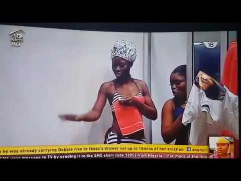 Big brother naija 2017 shower hour   Tboss, Bisola, Debbie