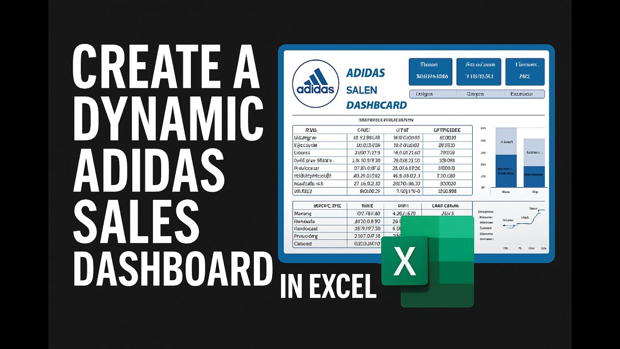 CREATE A DYNAMIC ADIDAS SALES DASHBOARD IN EXCEL | Boost Your Reporting ...