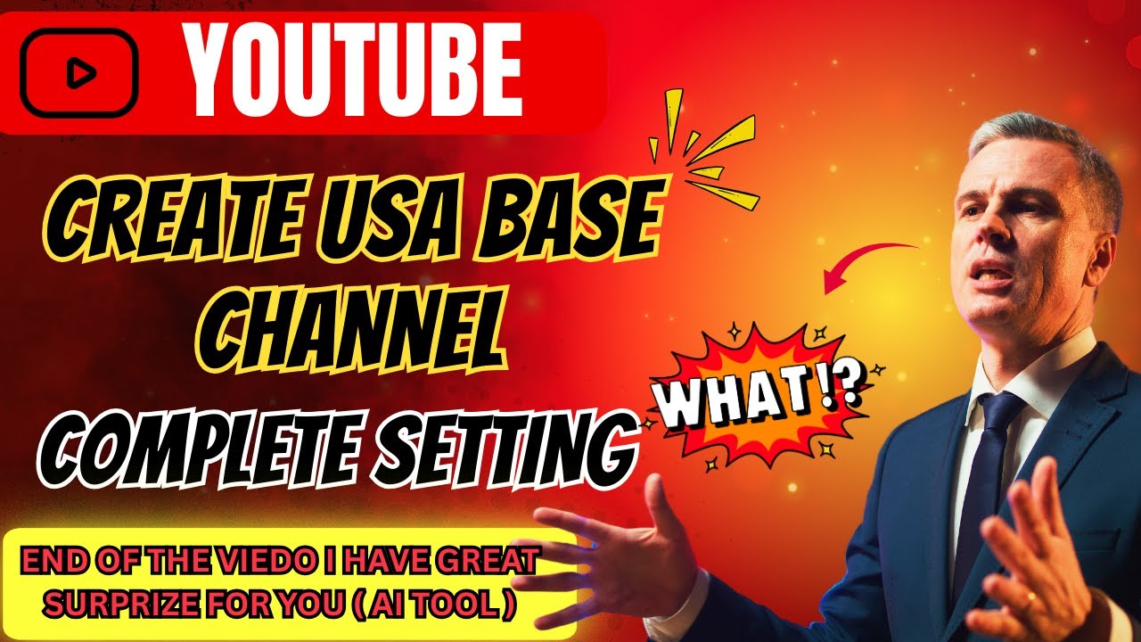 Start a USA-Based YouTube Channel & 🧐 Create Videos with AI in 1 Click ...