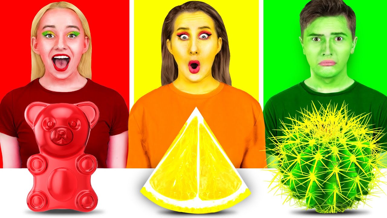Food of The Same Colors Challenge #2 by HAHANOM Challenge - YouTube