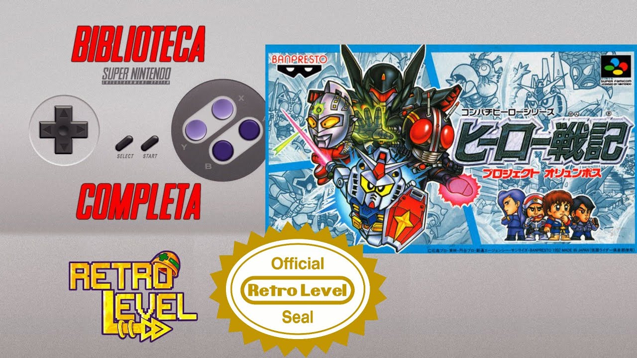 Hero Senki: Project Olympus - Biblioteca COMPLETA do Super Nintendo ...