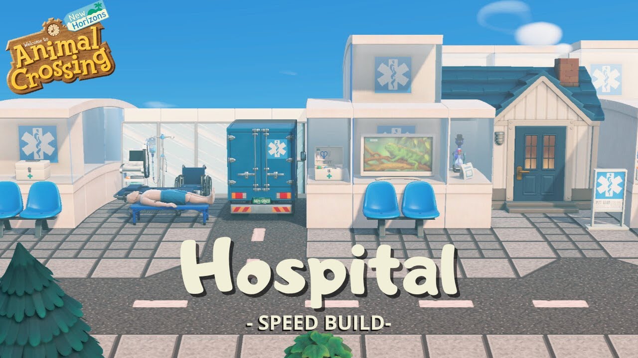 Hospital - Animal Crossing New Horizons - Speed Build - YouTube