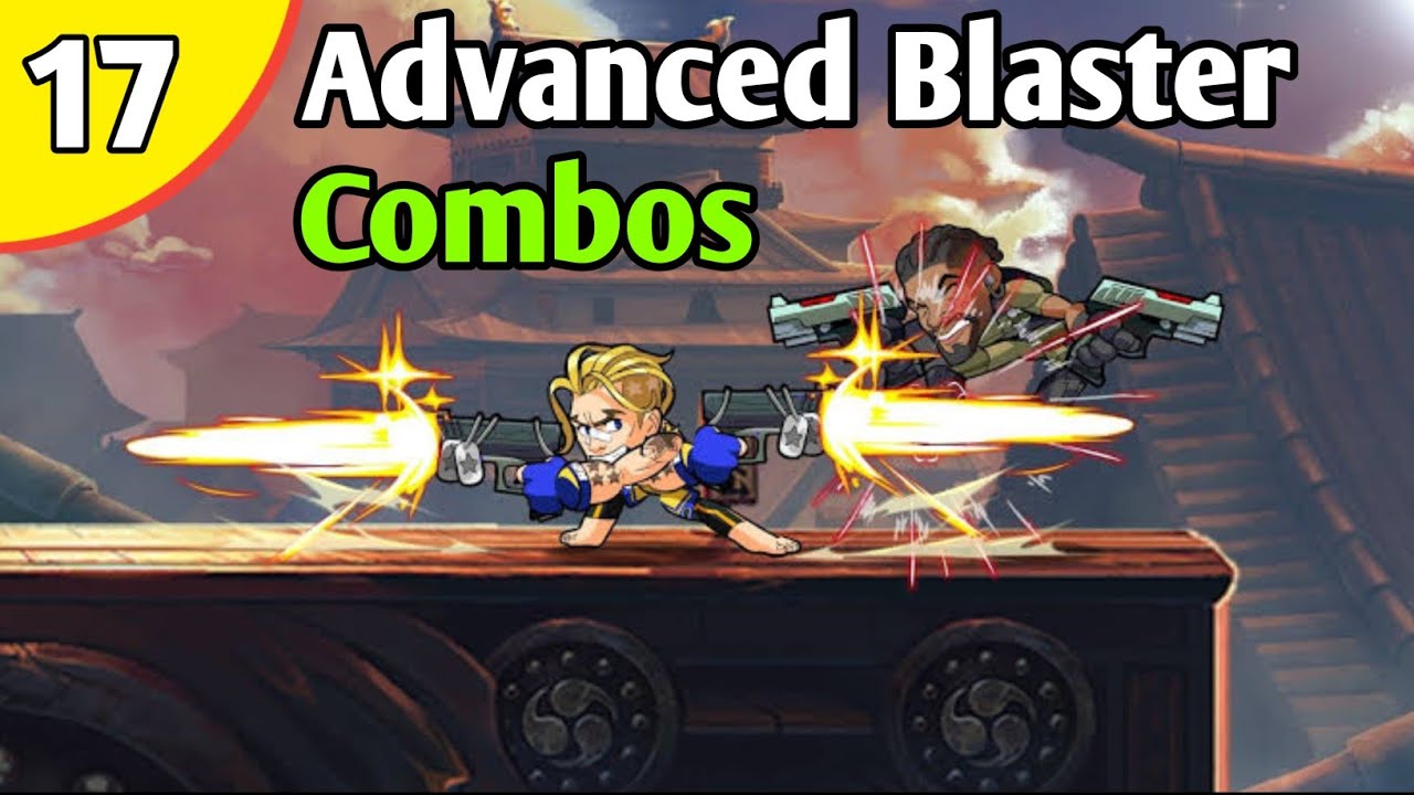 advanced blaster Combos in Brawlhalla || off stage and weapon throw combos - YouTube