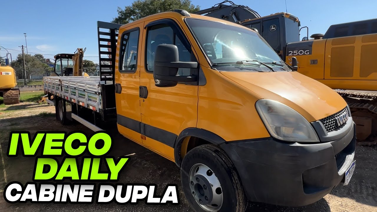 IVECO DAILY 2014 CABINE DUPLA PARA 7 LUGARES DE MUITO BOA QUALIDADE À ...