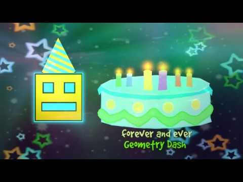 🎉 Happy Birthday Geometry Dash! 🎇🎂🎇 - YouTube