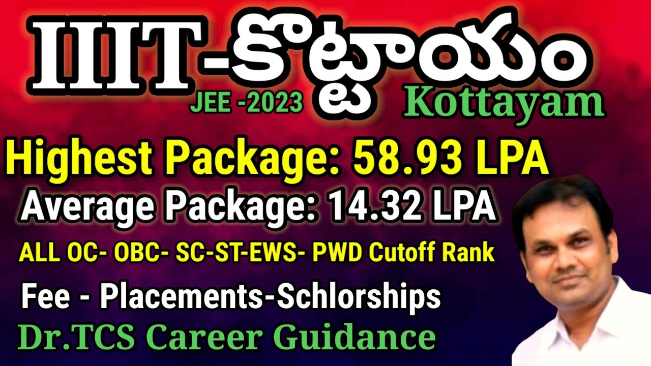 IIIT Kottayam- కొట్టాయం Rank🆚 category cutoff || Jee Mains 2023 - YouTube