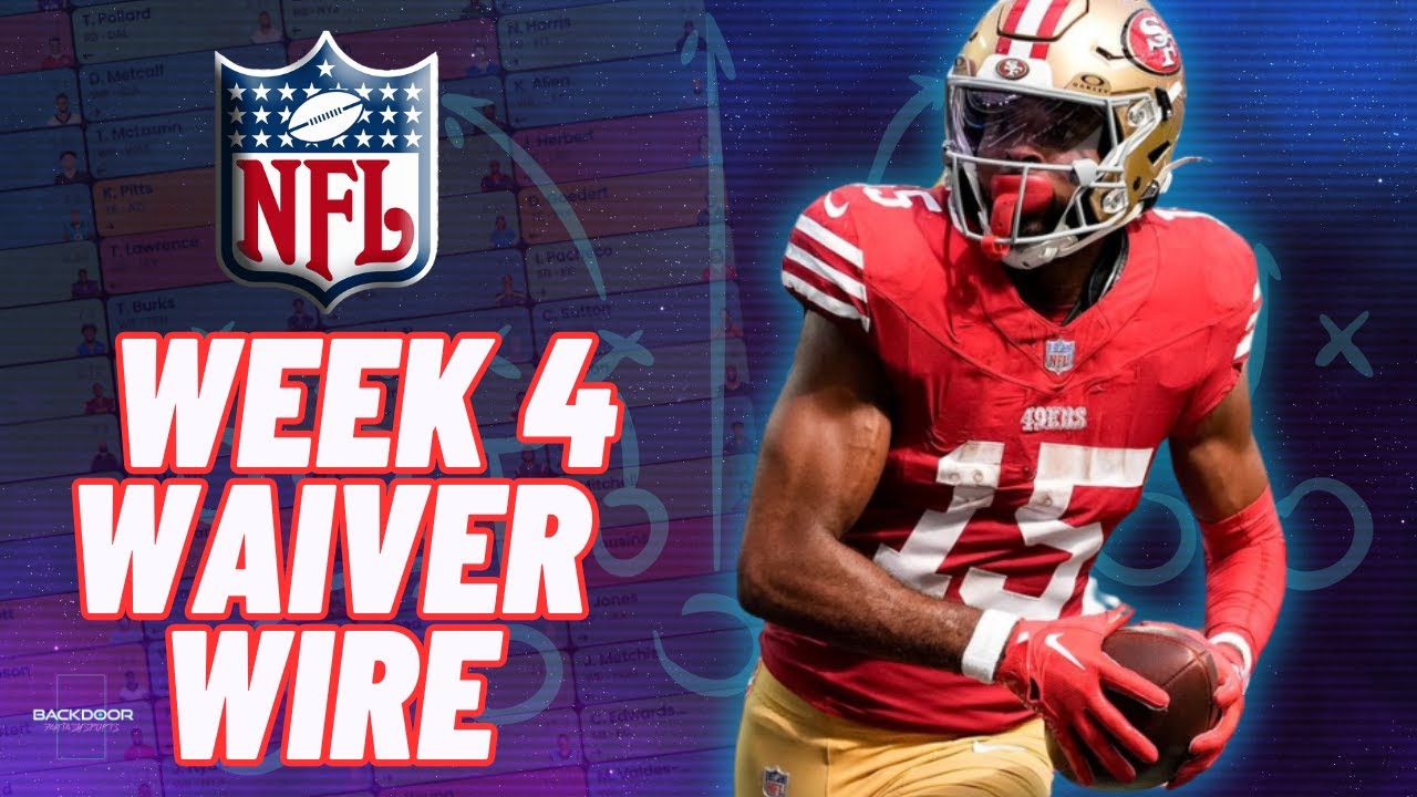 #NFL WEEK 4 Waiver Wire | WEEK 3 Reactions | News | Fantasy Football 🏈 ...