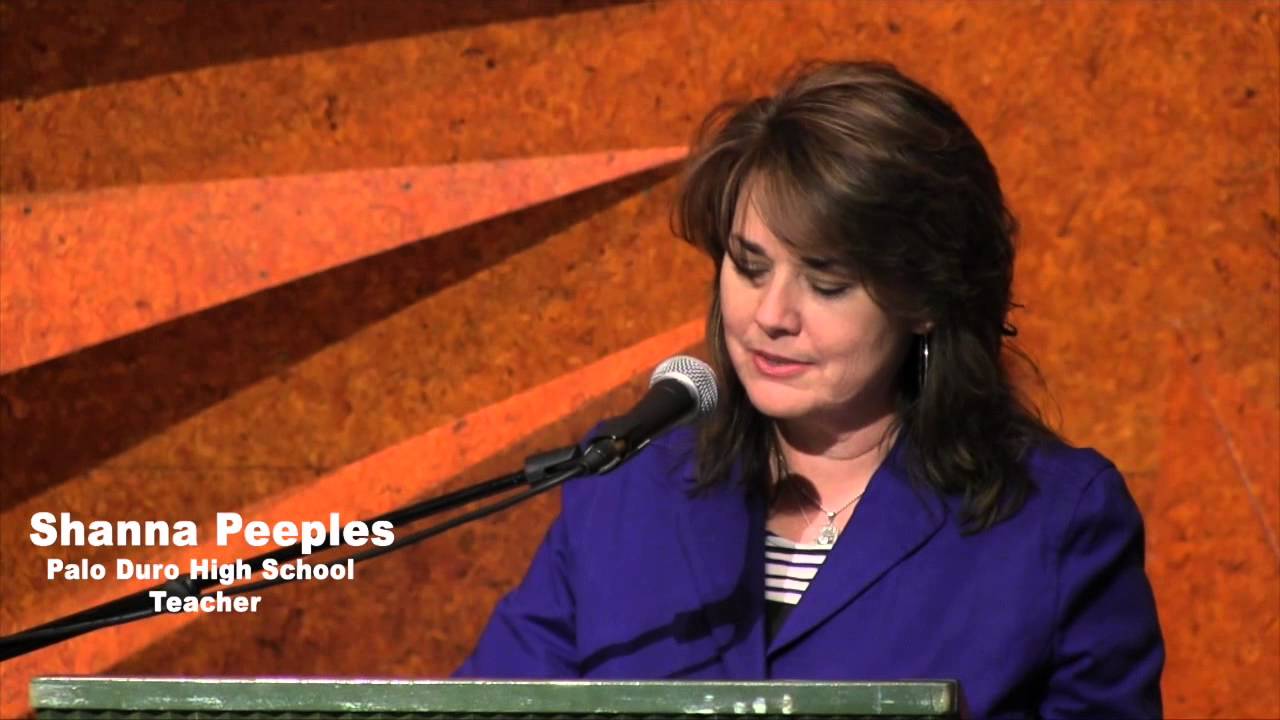 Shanna Peeples: National Finalist News Conference - YouTube