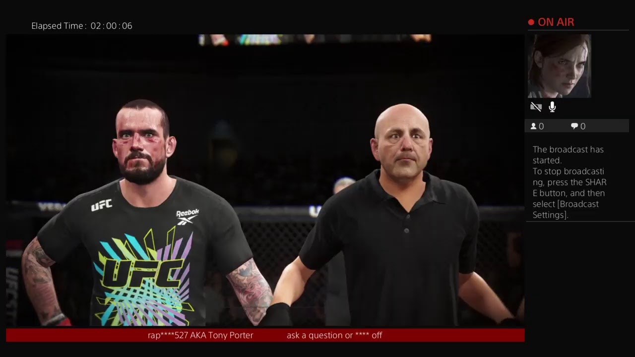 Playing ufc 4 blood feast - YouTube