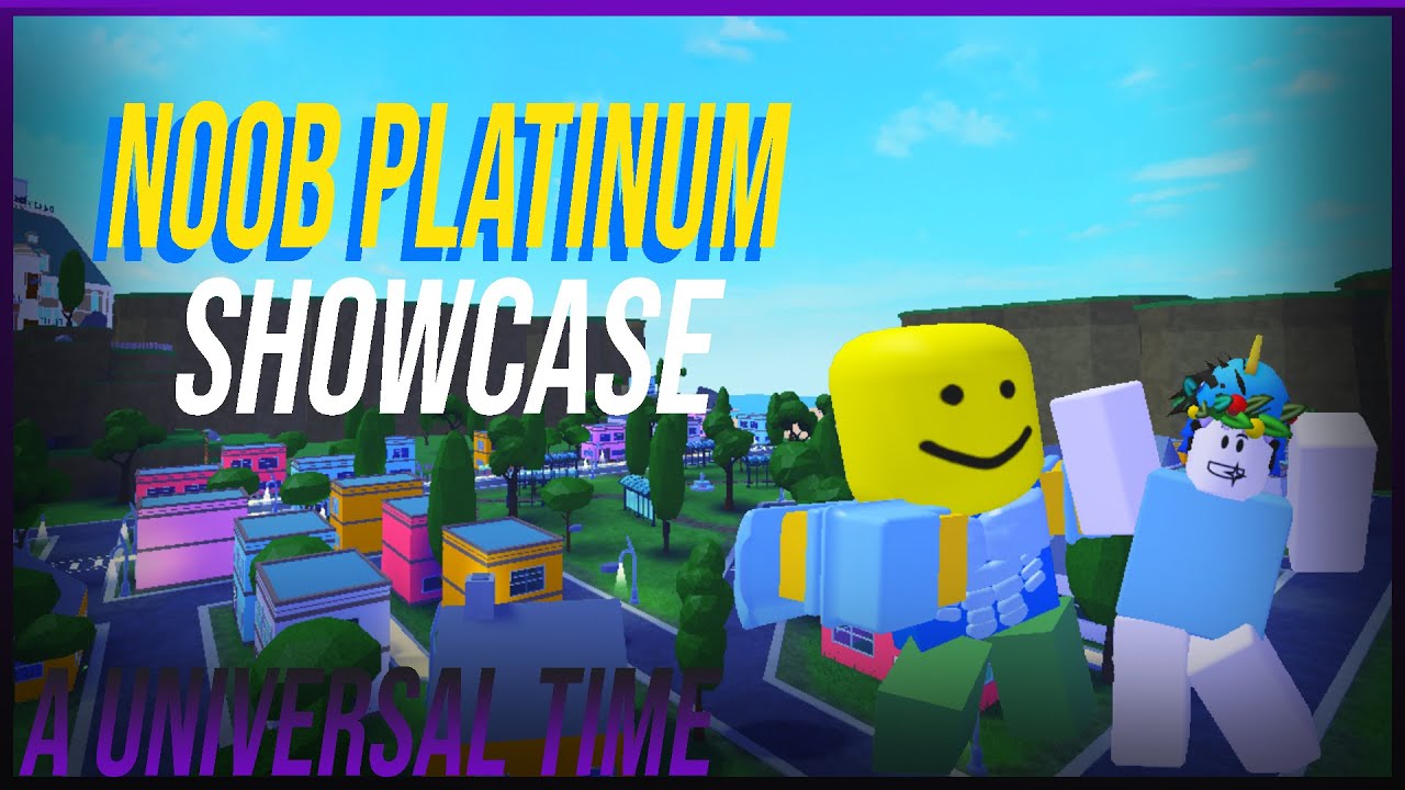 Noob Platinum SHOWCASE [ AUT ] | Roblox - YouTube