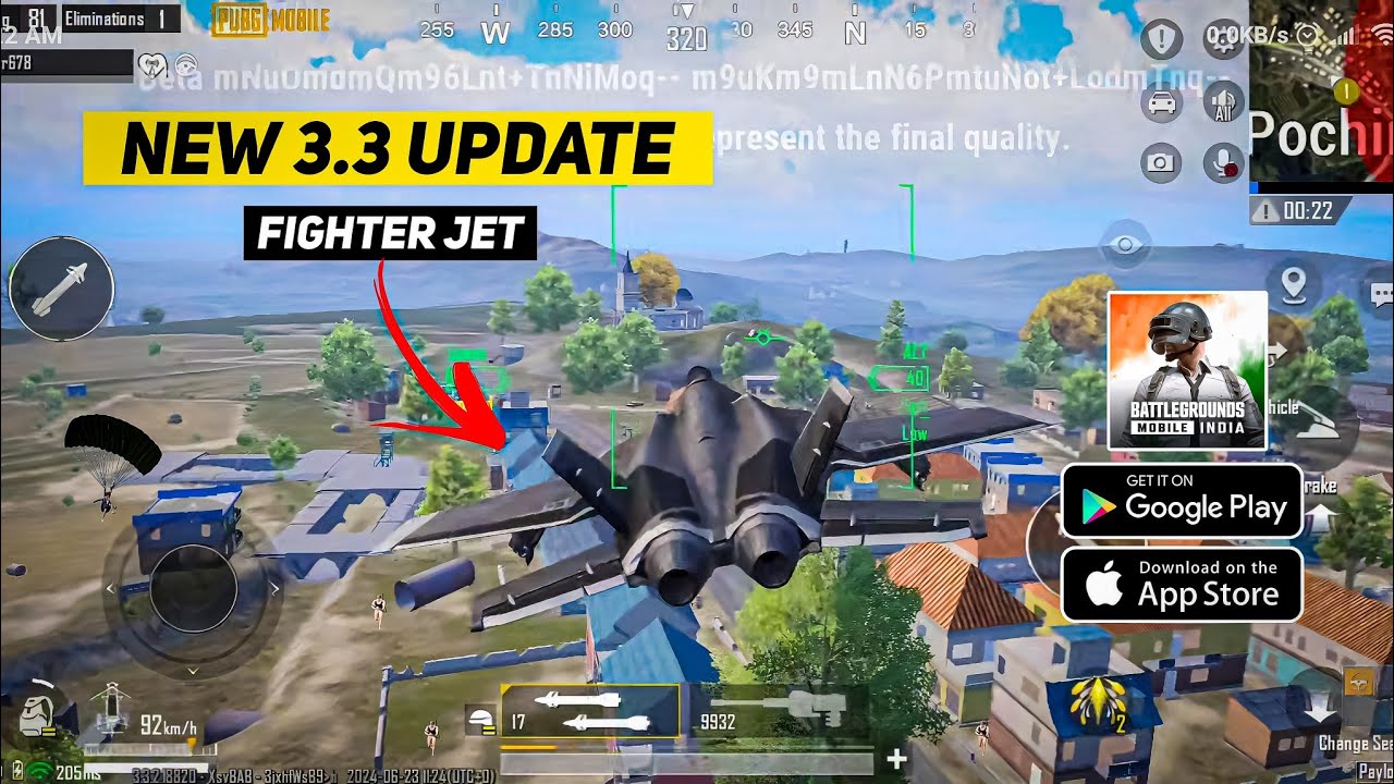 New Fighter Jet in BGMI/PubgM | BGMI/ PubgM Update New Mode is Here ...