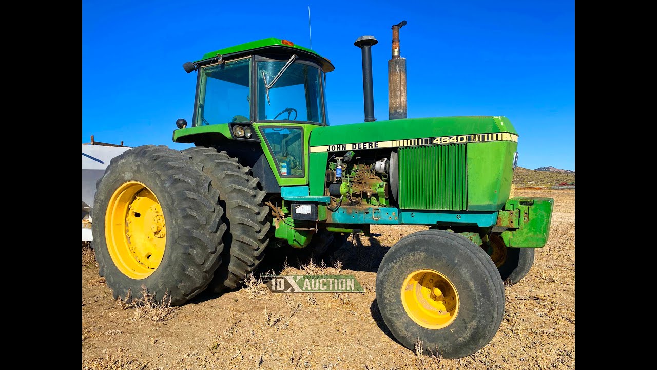 JOHN DEERE 4640 10X AUCTION (AuctionTime/TractorHouse) - YouTube