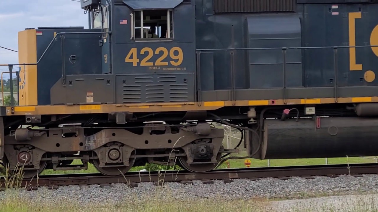 CSX Single Locomotive #4229 - 5.19.20, 6:07pm - HD Railfanning - Jersey ...