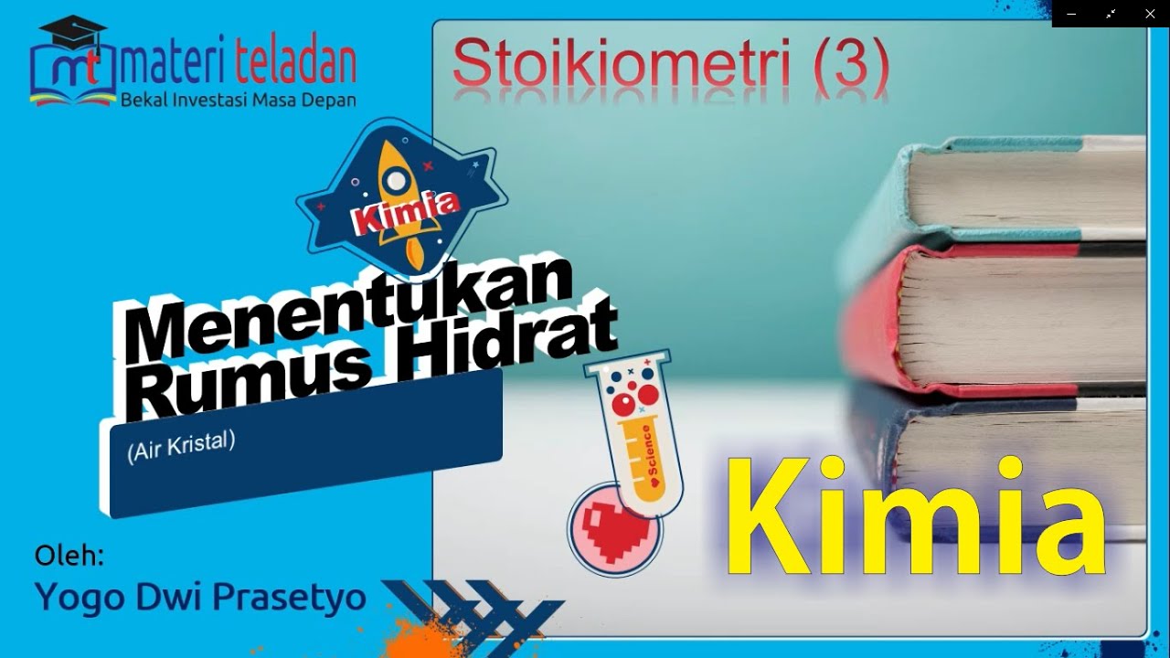 Cara Menentukan Rumus Garam Hidrat - YouTube
