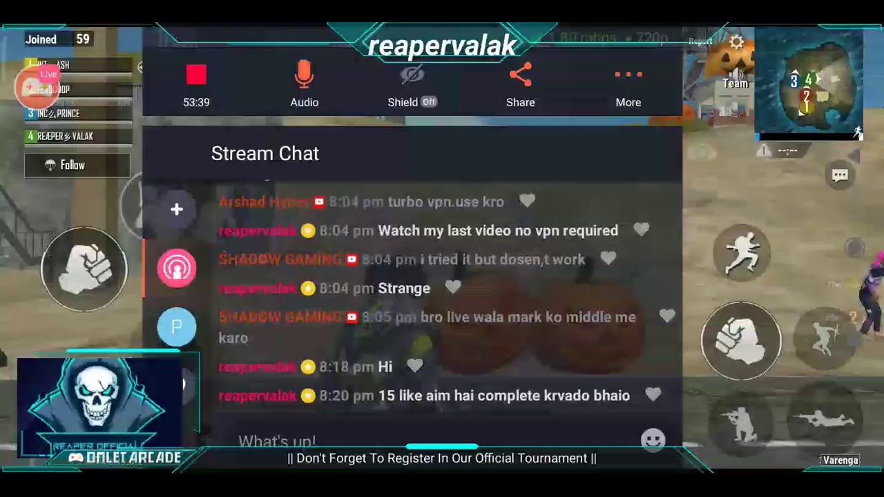PLAYING WITH SUBS || PUBG MOBILE LITE || REAPER OFFICIAL || 500 SUBS ...
