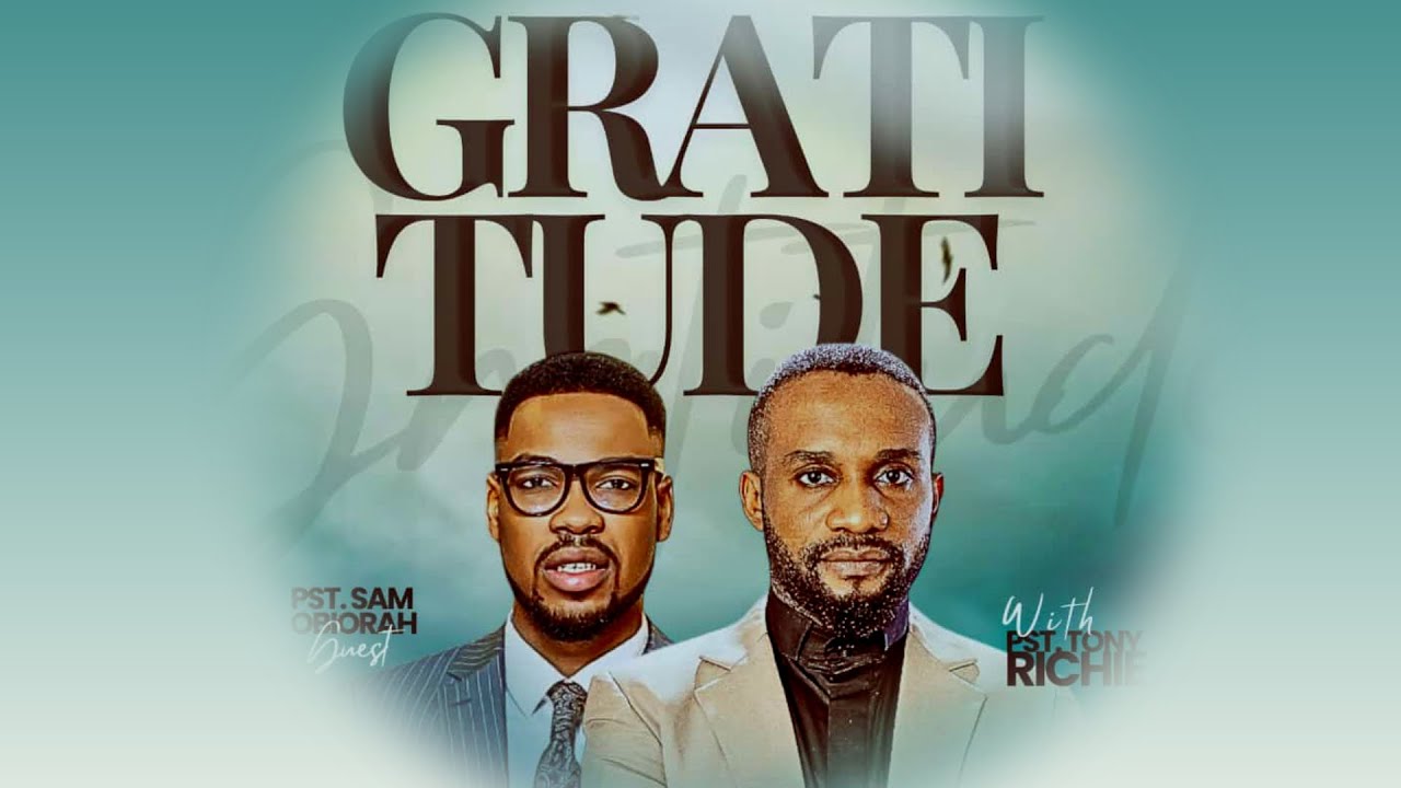 GRATITUDE || PASTOR TONY RICHIE || MONDAY FELLOWSHIP LIVE - YouTube