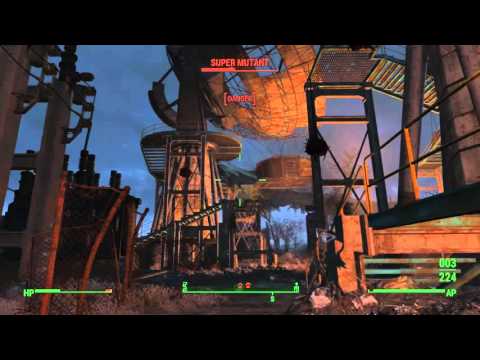 Fallout 4 - Satellite Battle with Super Mutants - YouTube