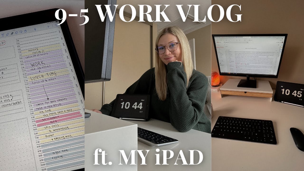 How I use my iPad for my 9-5 job 🖥📝 - YouTube