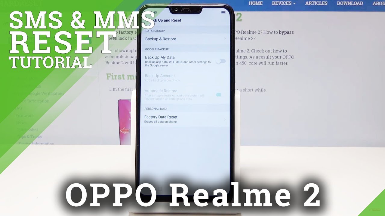 How to Erase SMS & MMS from OPPO Realme 2 - Delate Messages from OPPO ...