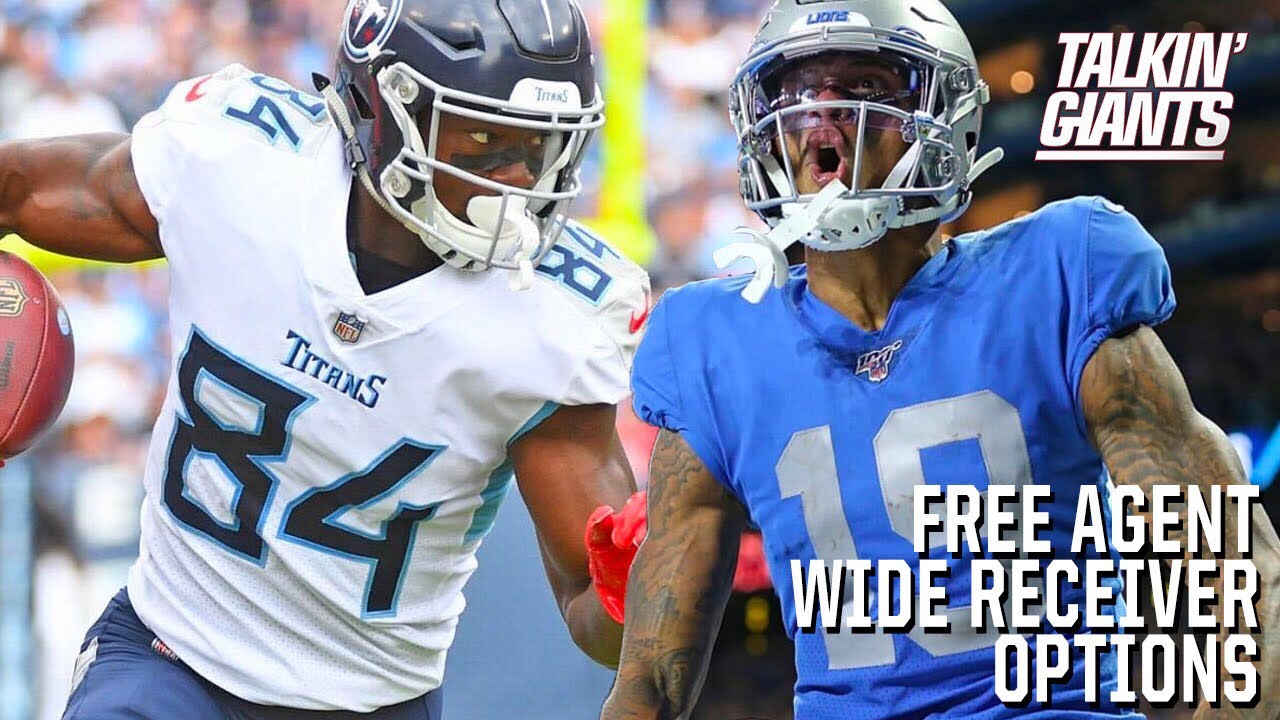 5 Giants Free Agent Wide Receiver Options - YouTube