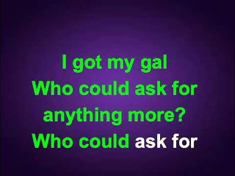 I've Got Rhythm George Gershwin Karaoke - YouTube