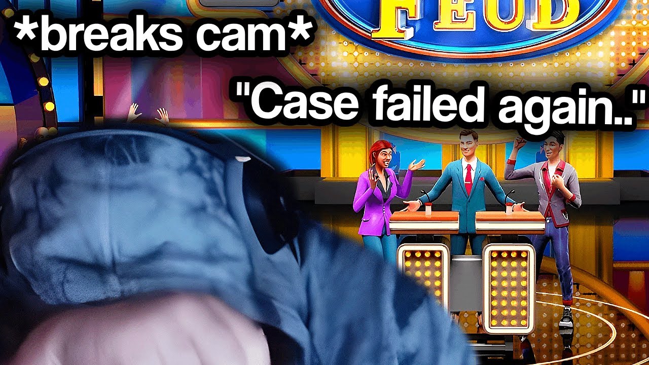 CaseOh Breaks His Set-up Playing Family Feud - YouTube