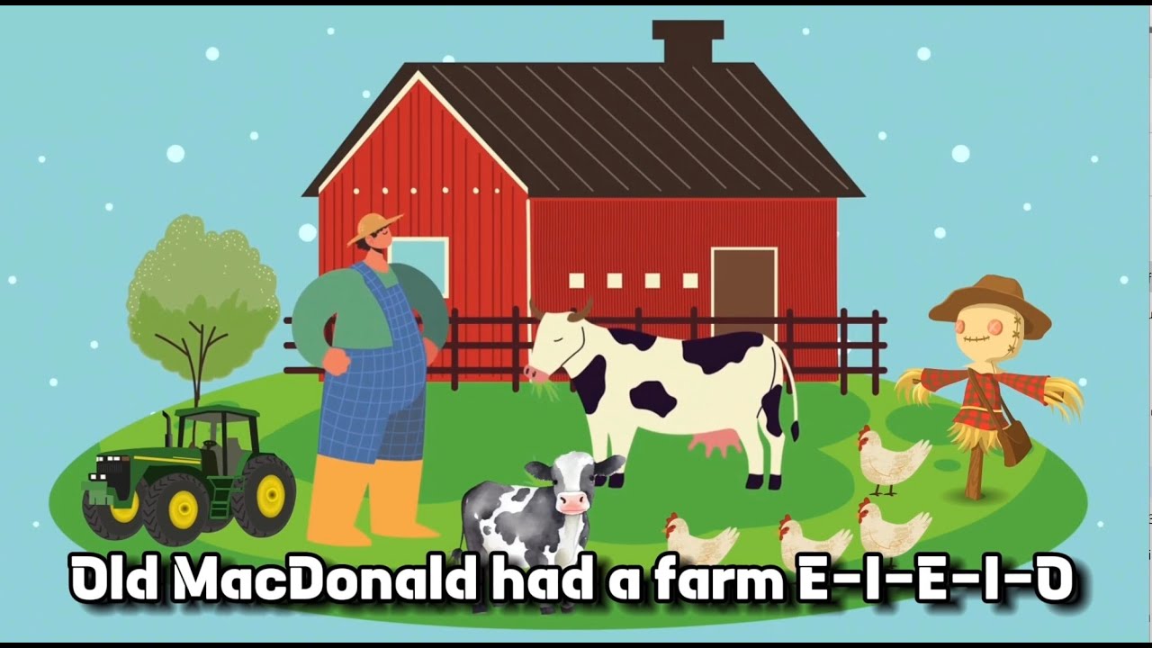 Old Macdonald Had A Farm E I E I O - top 10 famous Nursery rhymes - YouTube