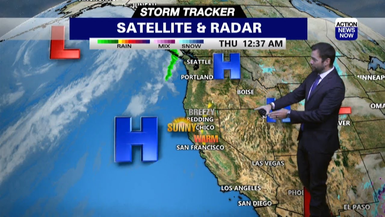 Storm Tracker Forecast: Bright, windy & warmer Thursday - YouTube