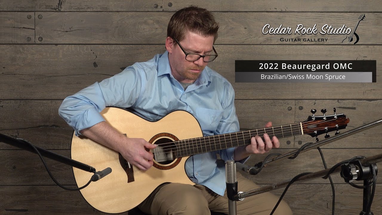 2022 Beauregard OMC (Brazilian Rosewood/ Swiss moon Spruce) played by ...