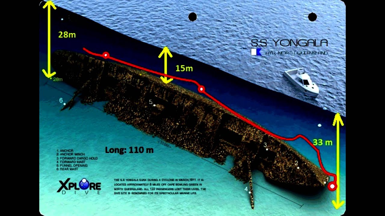 Diving the S.S Yongala wreck - YouTube