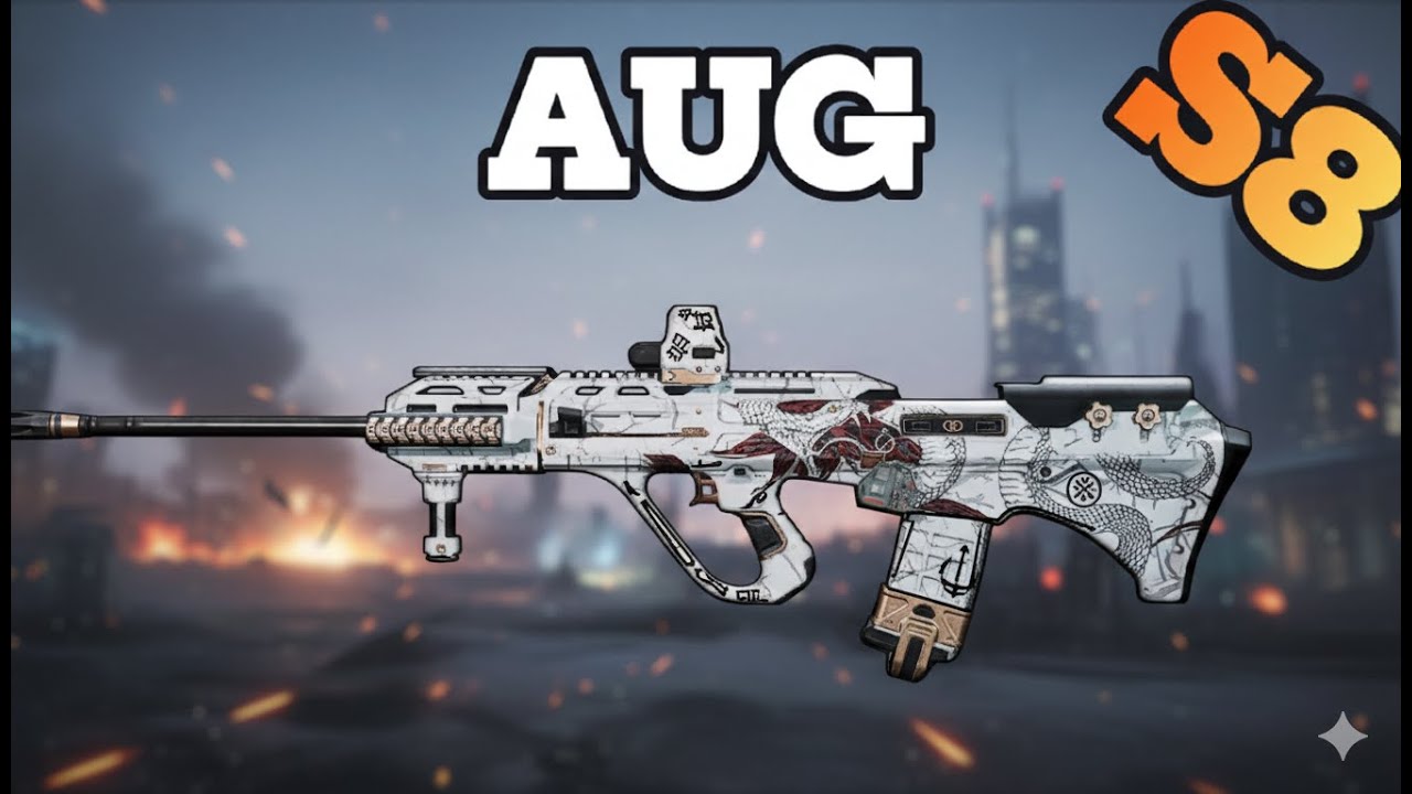 AUG SEASON 8 BEST LOADOUT! ZERO RECOIL "LASER" BUILD (DELTA FORCE ...