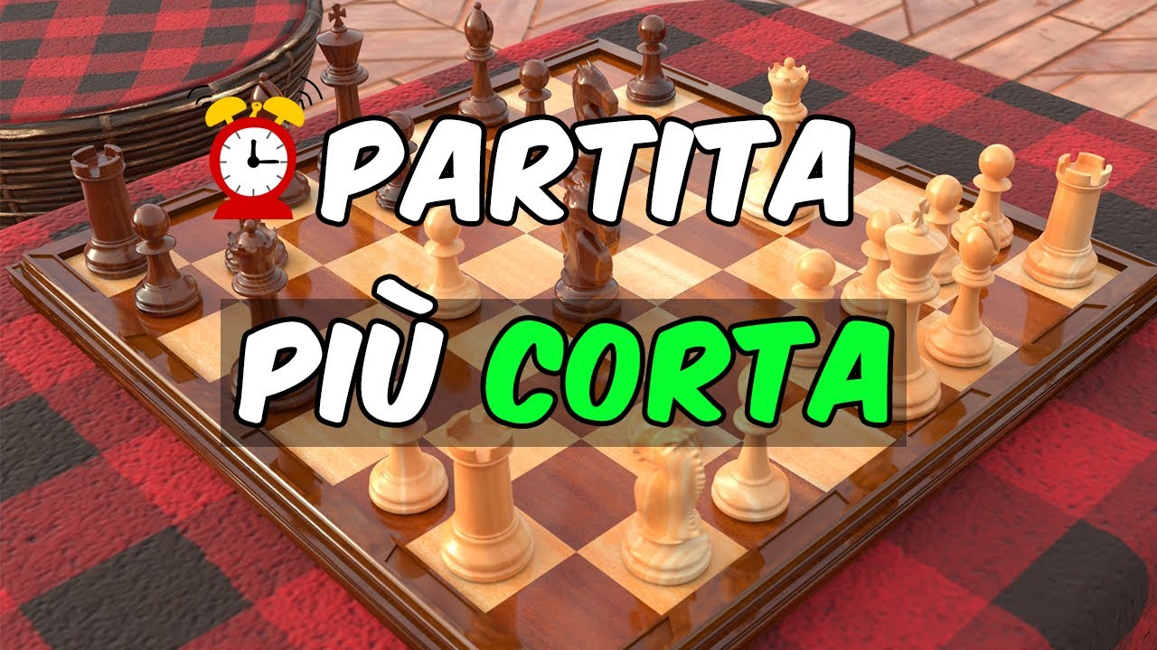 La Partita di Scacchi più Corta della Storia! (Fra due Gran Maestri ...